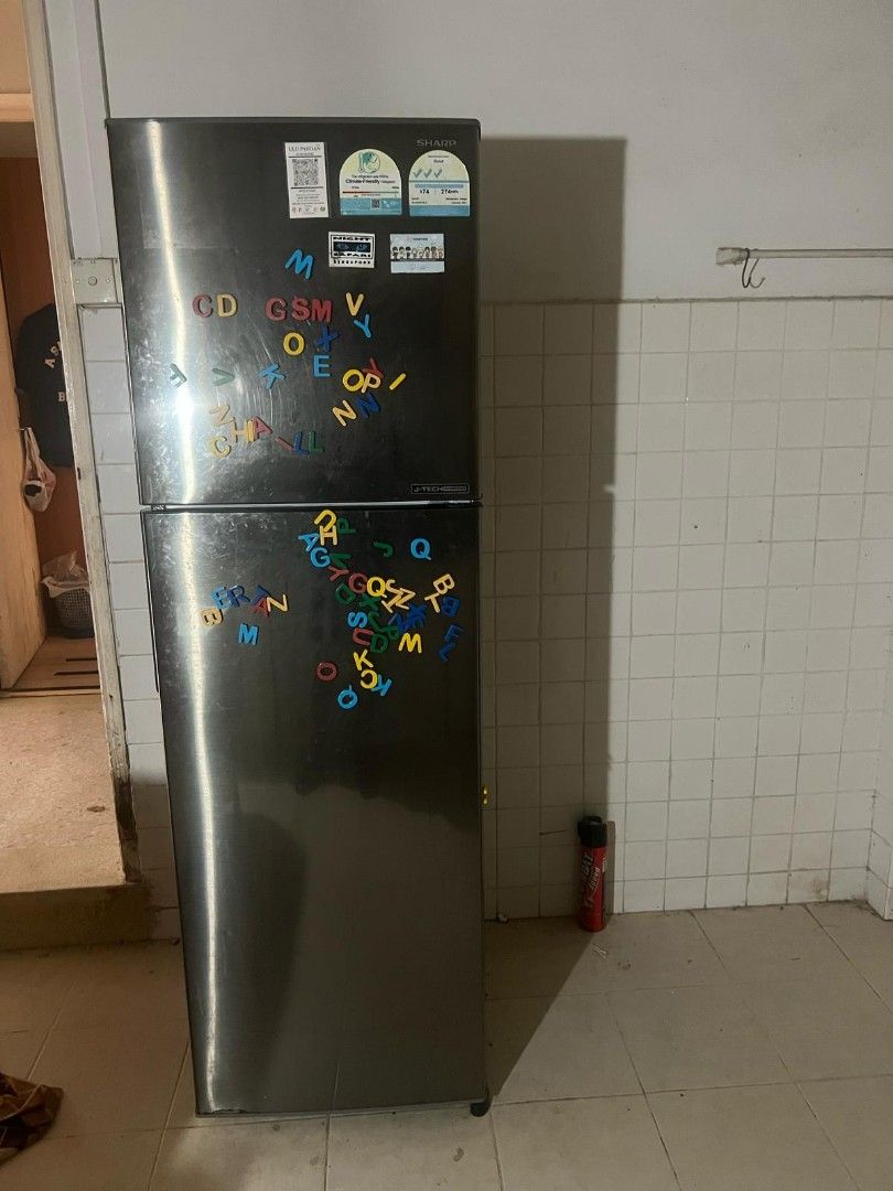 SHARP 2 Door Fridge., TV & Home Appliances, Kitchen Appliances ...