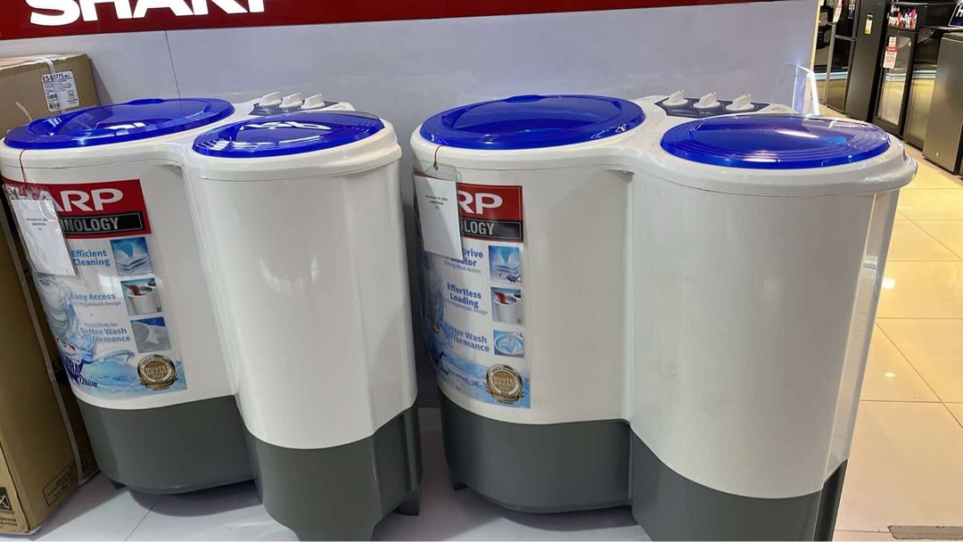 SHARP TWIN TUB WASHING MACHINE, TV & Home Appliances, Washing Machines ...