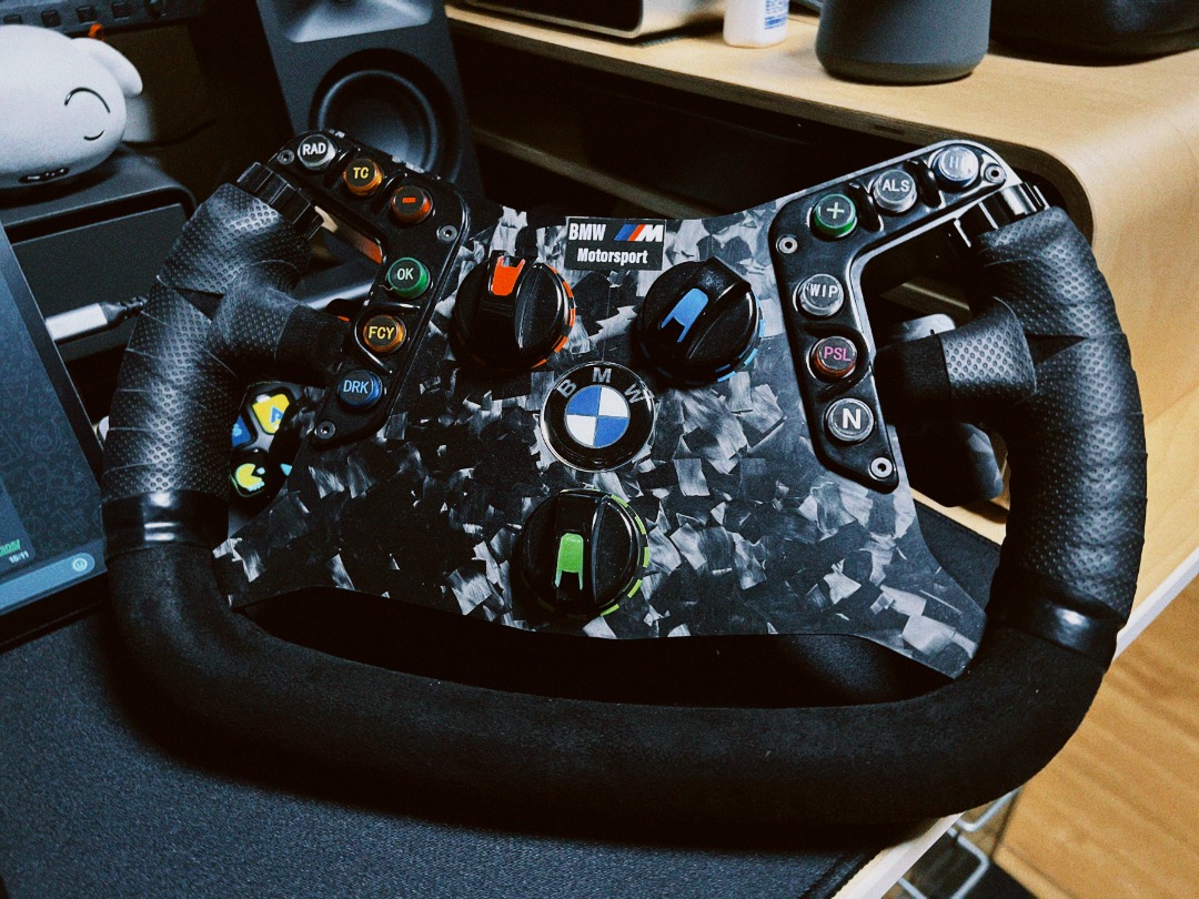 Sim Racing bmw m4 gt3 Steering Wheel, 電子遊戲, 遊戲機配件, 手掣 - Carousell