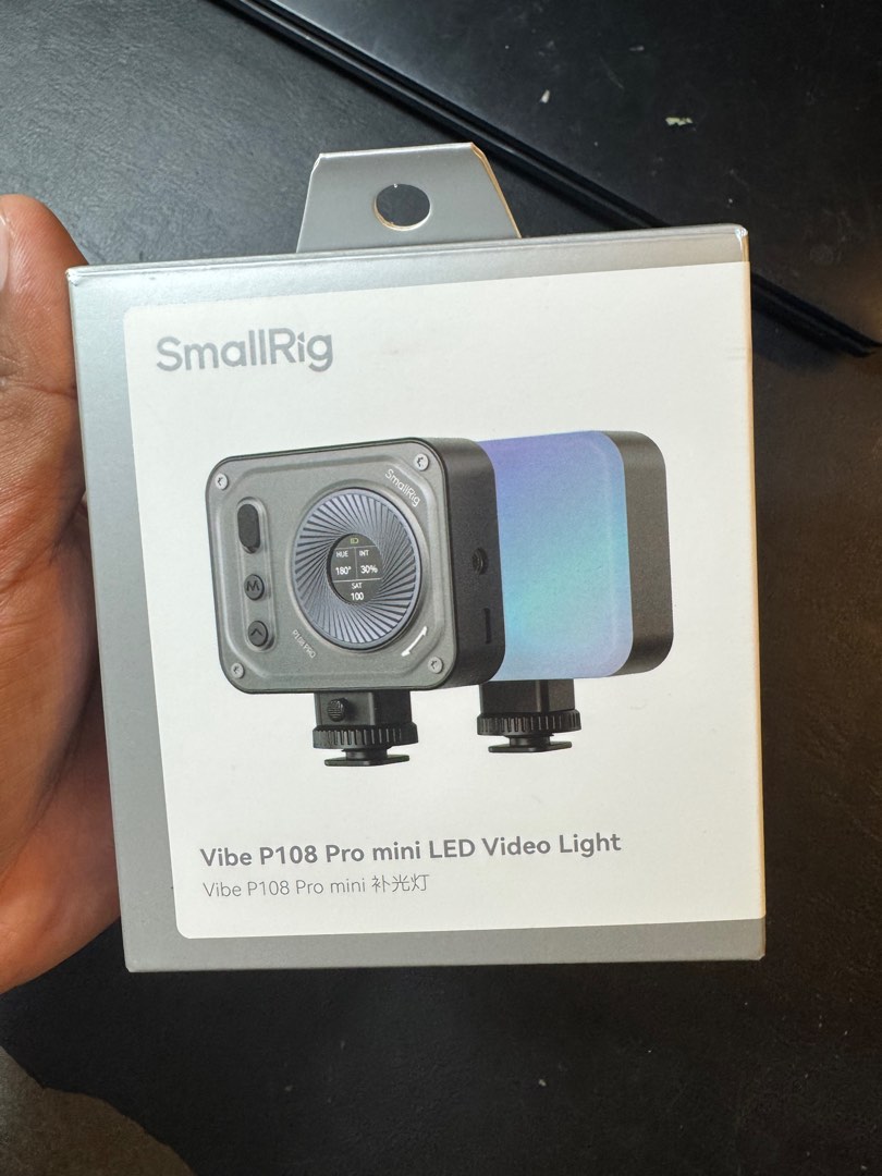 SmallRig Vibe P108 Pro Mini - TOFU Light RGB LED Portable Video Light ...