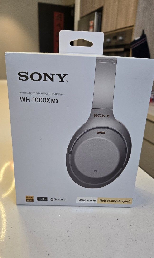 Sony WH-1000X M3 Noise Canceling Headphones (Full Set+ Comes with Box ...