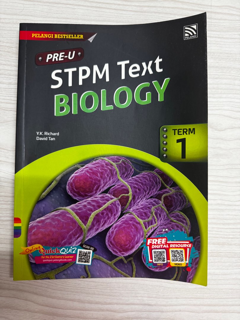 STPM TERM 1 Biology, Hobbies & Toys, Books & Magazines, Textbooks on ...