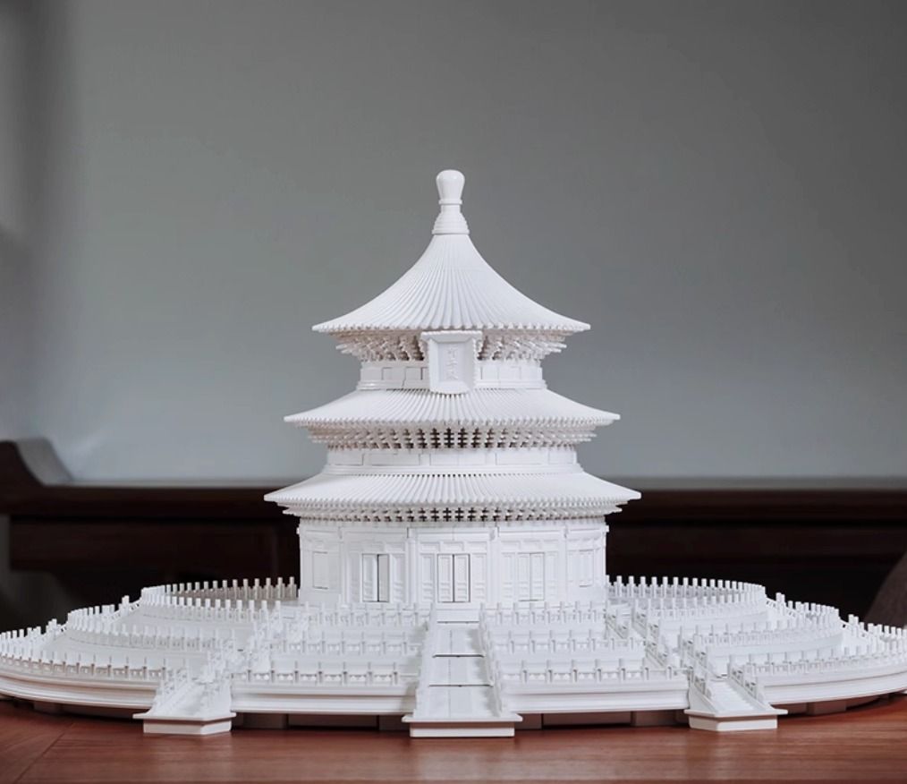 Tenons create building blocks, the Hall of Prayer for Good Harvests ...