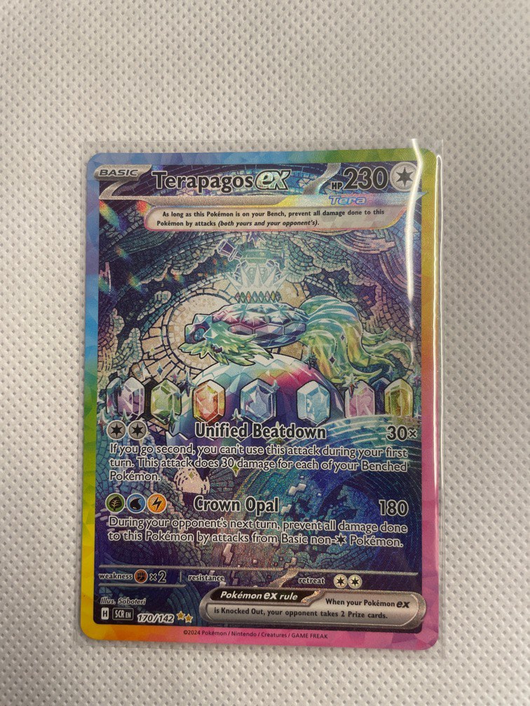 TERAPAGOS EX SIR STELLA CROWN, Hobbies & Toys, Toys & Games on Carousell