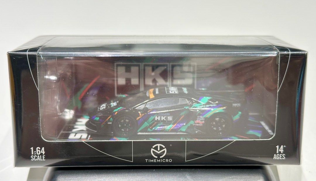 TimeMicro 1/64 Liberty Walk Aventador GT Evo HKS Livery with a human ...