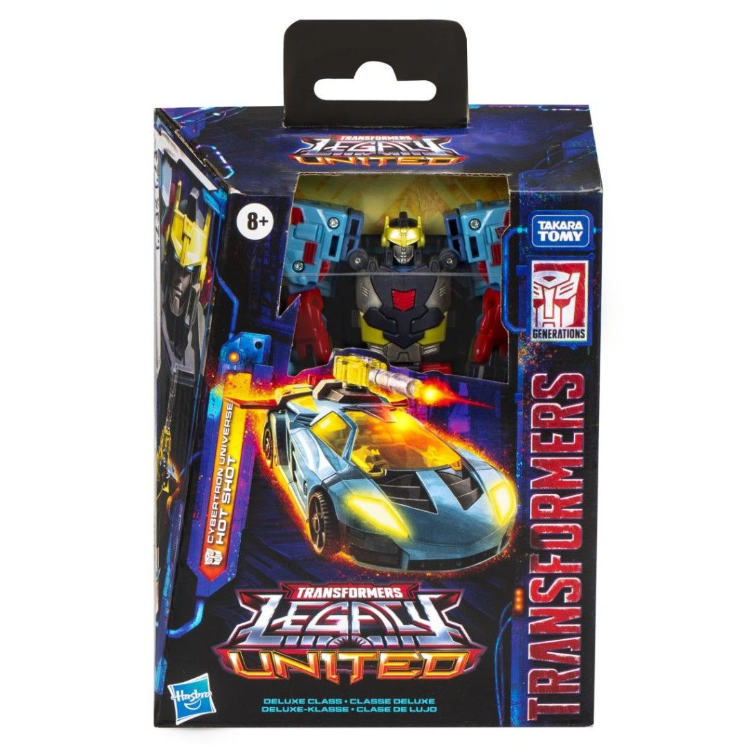 Transformers Legacy: United Deluxe Class Cybertron Universe Hot Shot ...