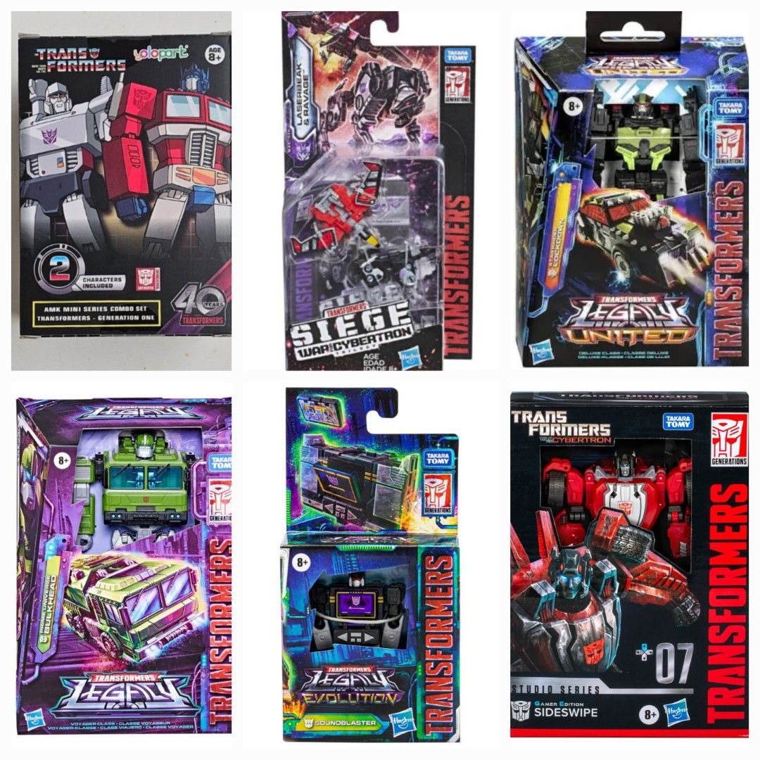 TRANSFORMERS WAR ON CYBERTRON SEIGE LASERBEAK AND RAVAGE EVOLUTION ...