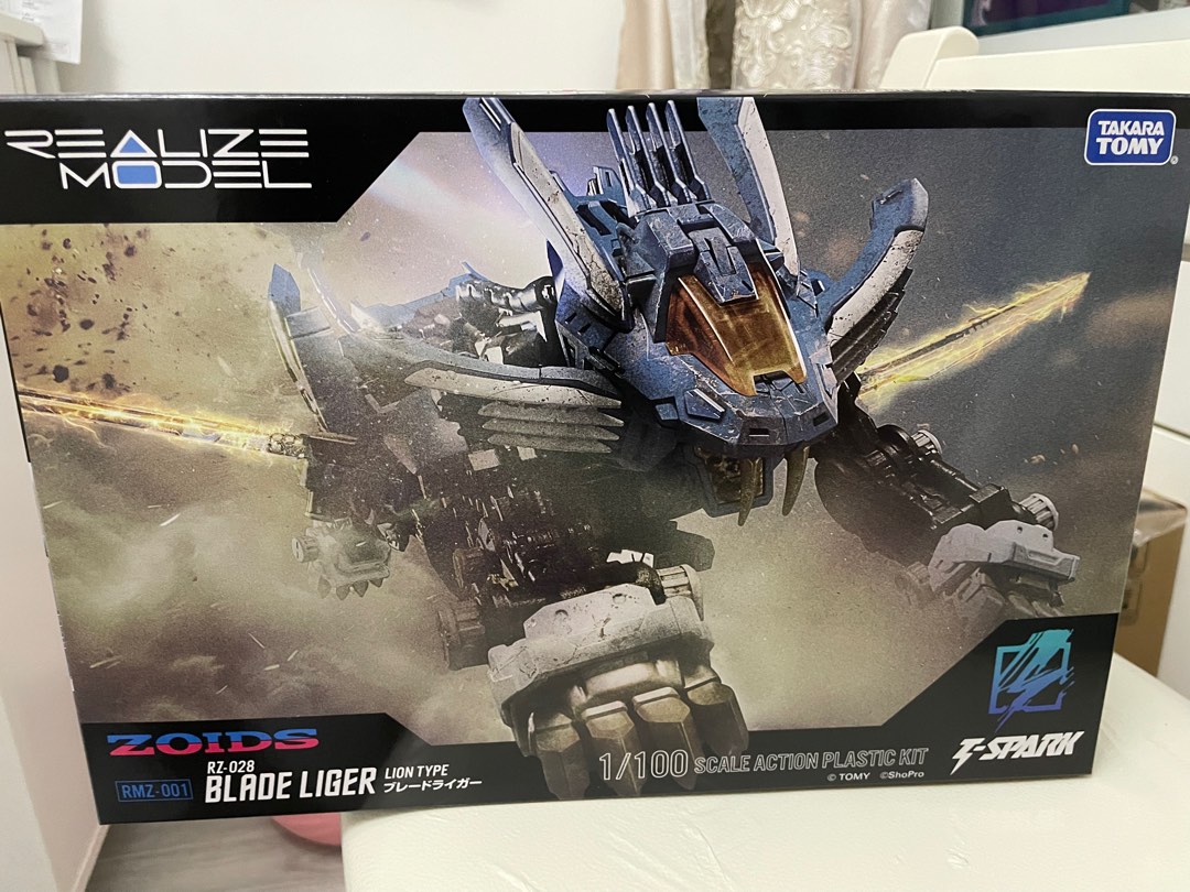 T-Spark Zoids realize model RMZ001 Blade Liger, 興趣及遊戲, 玩具 & 遊戲類 - Carousell