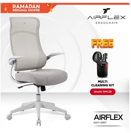 TT AIRFLEX Ergochair Mesh Office Chair Ergonomic Chair Kerusi Pejabat ...
