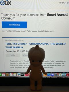 CHROMAKOPIA THE WORLD TOUR TYLER THE CREATOR, Tickets & Vouchers, Event ...