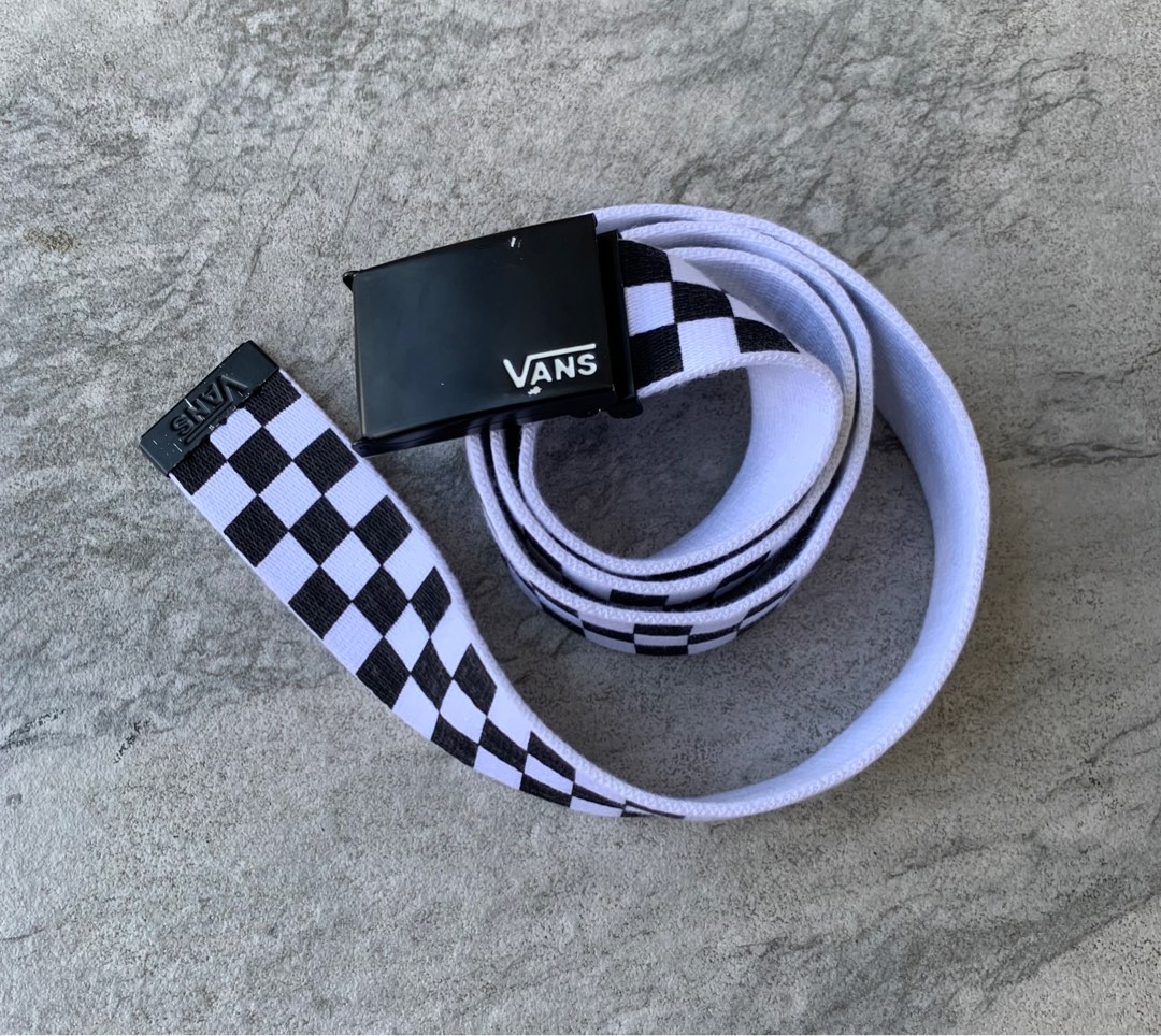 Vans Checkered Belt, Men's Fashion, Watches & Accessories, Belts on ...