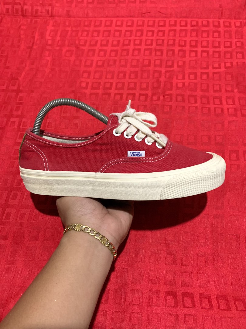 Vans Vault V1 Red Chili, Men's Fashion, Footwear, Sneakers on Carousell