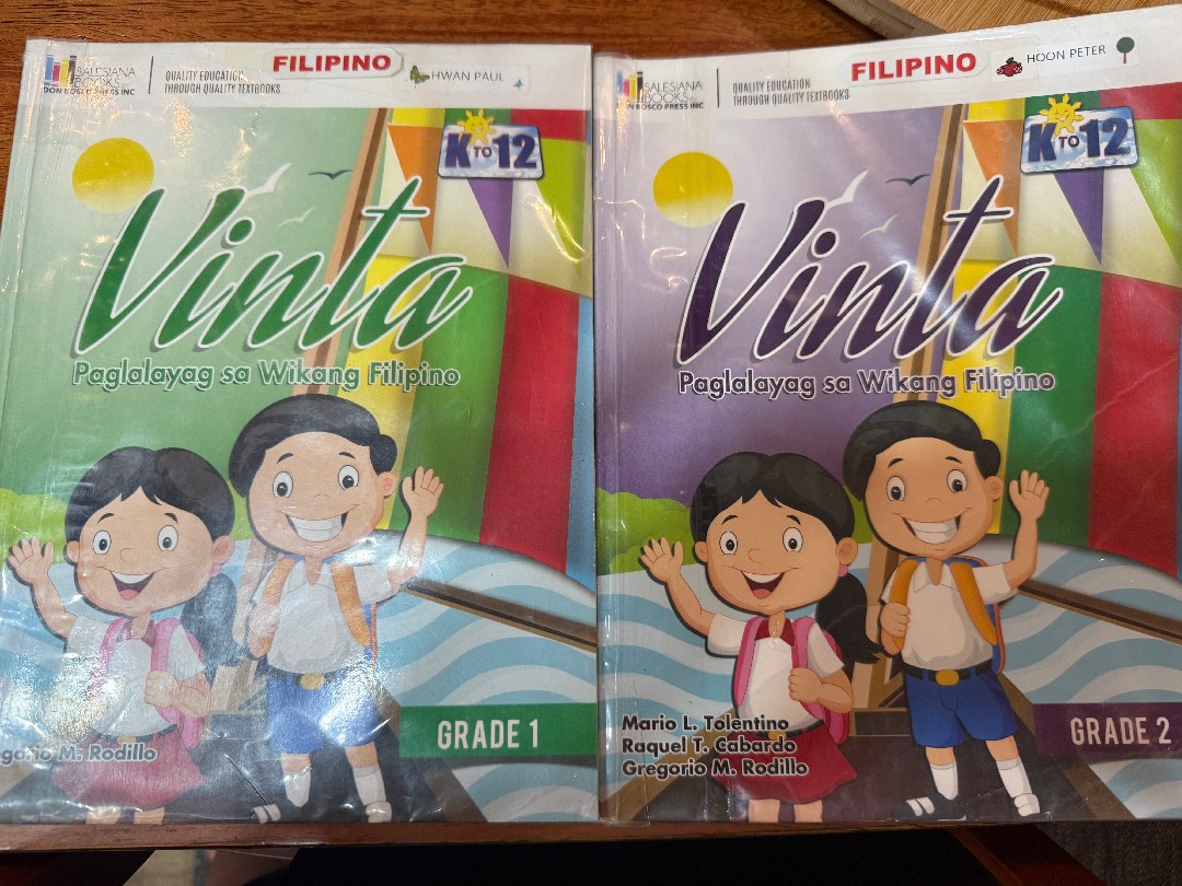 Vinta paglalayag sa wikang filipino 1,2,3,6, Hobbies & Toys, Books ...