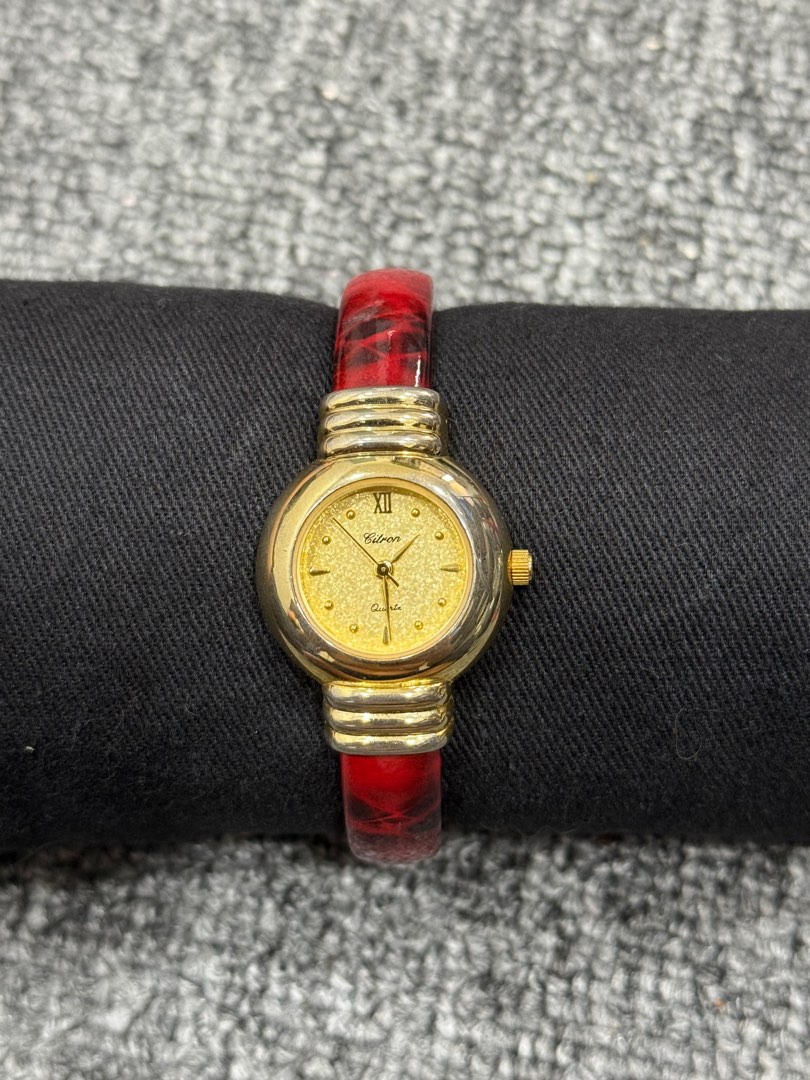 Vintage Citron Quartz Watch Japan Movt, Women's Fashion, Watches ...