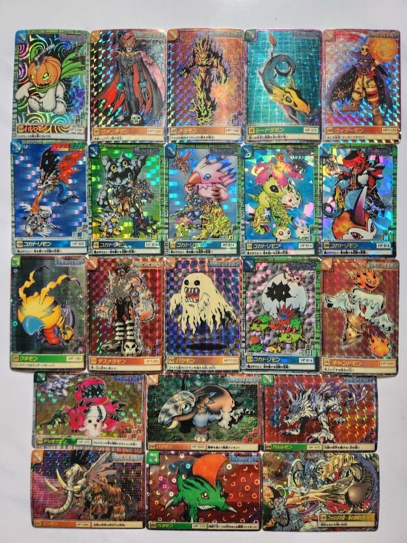 Vintage Digimon Foil Cards , Yugioh Dandy White Lion Ultra Rare, Hobbies & Toys, Toys & Games on ...