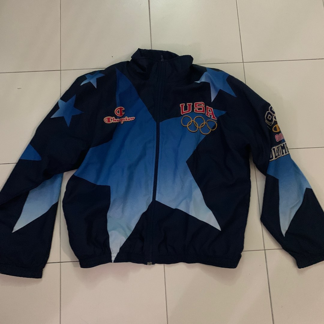 VINTAGE USA OLYMPIC TEAM ATLANTA 1996 CHAMPION JACKET, Men's Fashion ...