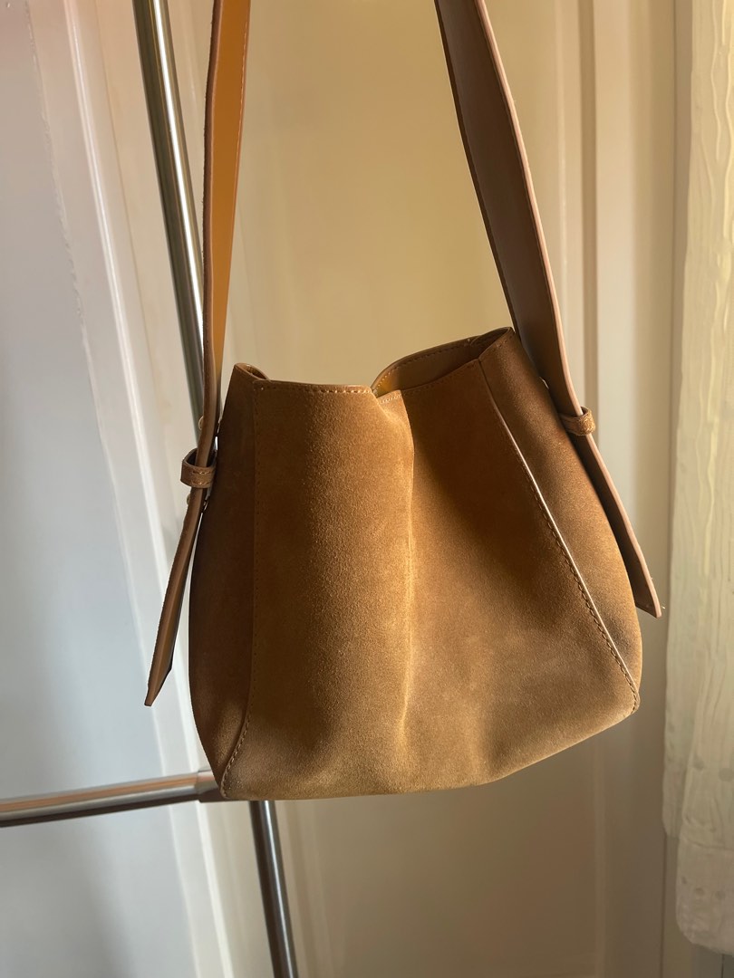 Viral Mango Suede Bag, Women's Fashion, Bags & Wallets, Purses ...