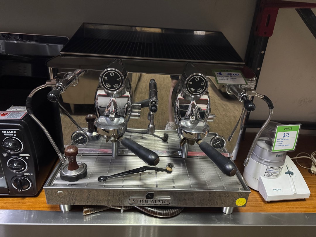 Viviemme Lollo 2 Groups Espresso Machine/ Commercial Coffee machine, TV ...