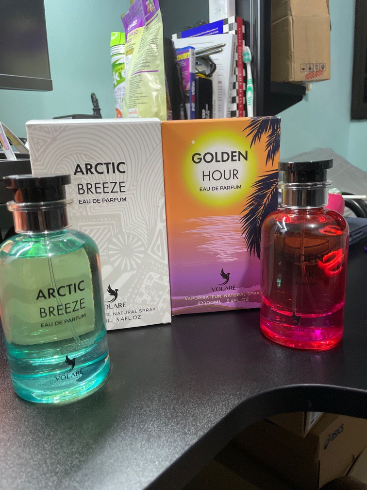 Volare arctic breeze and golden hour, Beauty & Personal Care, Fragrance ...