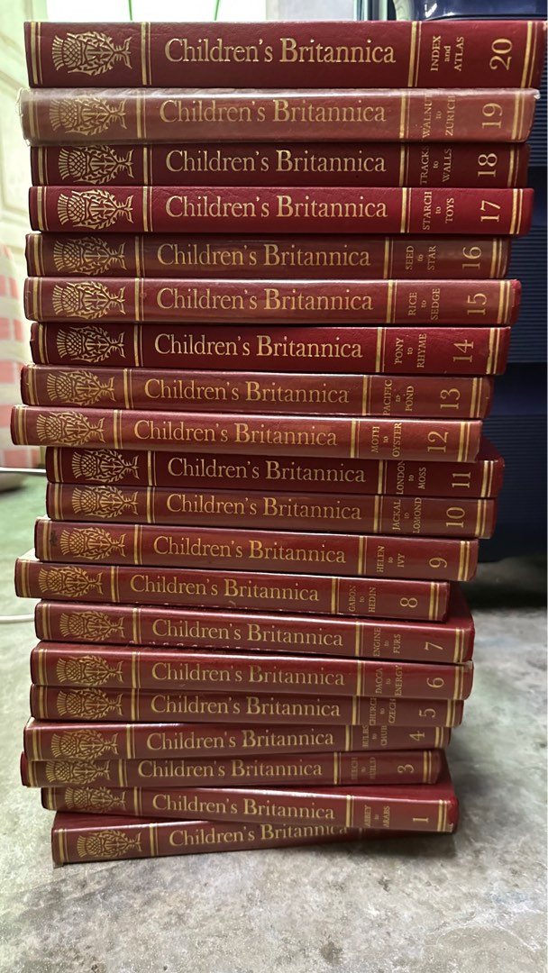 Volume 1-20 Children Britannica Encyclopaedia, Hobbies & Toys, Books ...