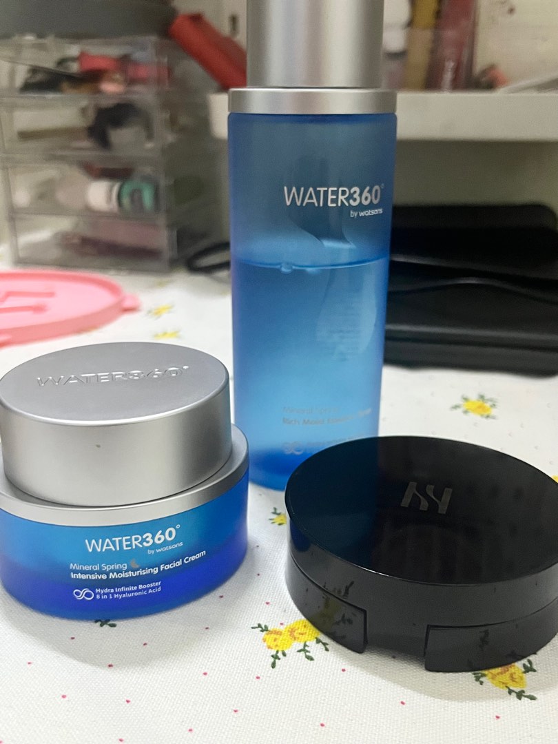 Water360 bt watsons intensive facial cream rich moise essence toner ...