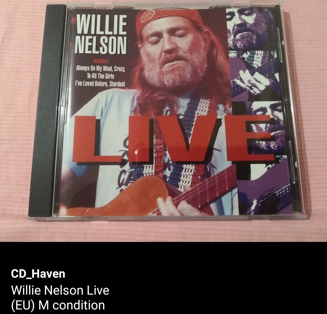Willie Nelson Live CD (unsealed), Hobbies & Toys, Music & Media, CDs ...