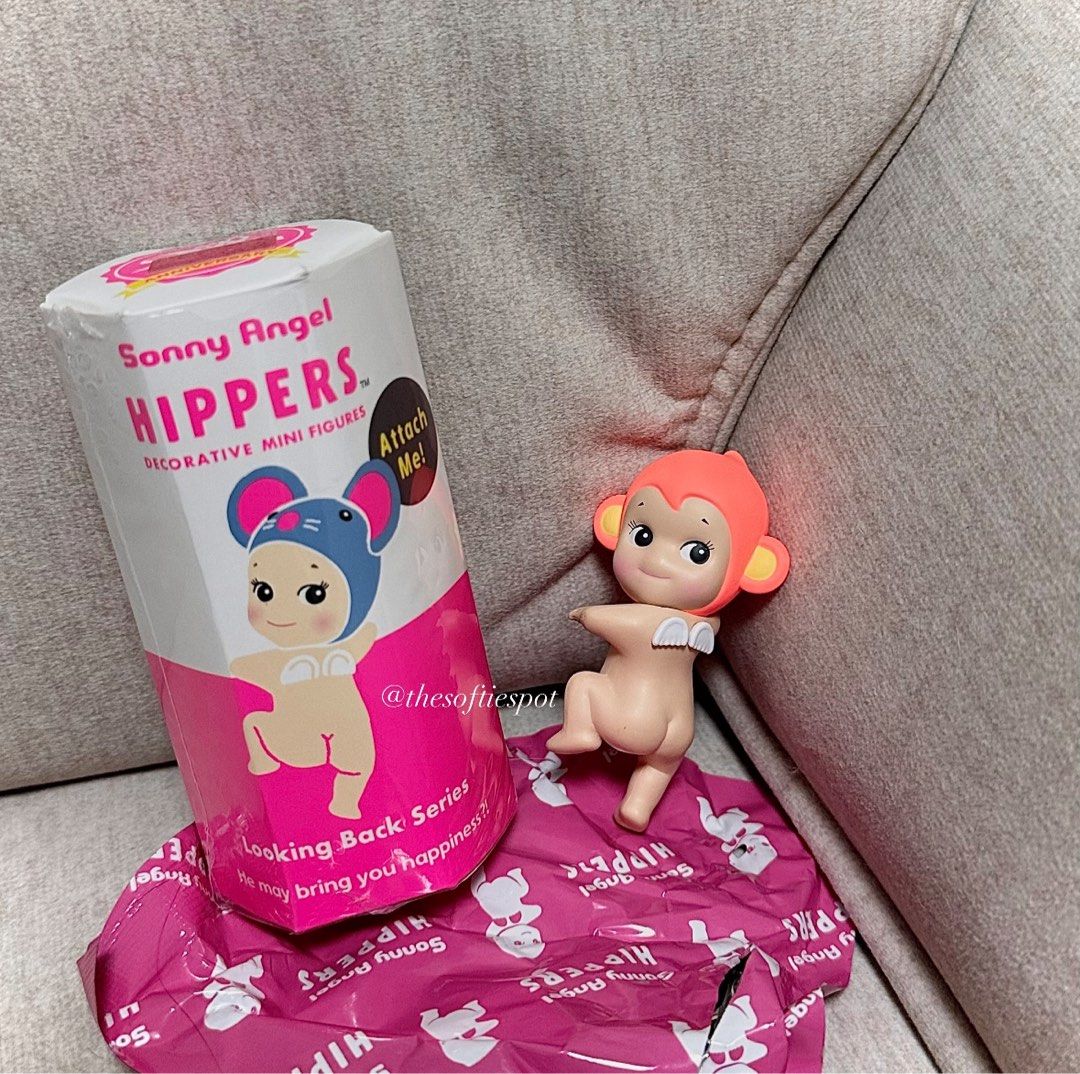 wts sonny angel looking back series hipper -sloth & monkey, Hobbies ...