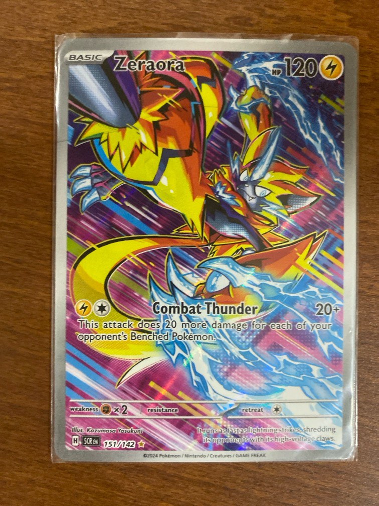 Zeraora card from stellar crown series, Hobbies & Toys, Toys & Games on ...