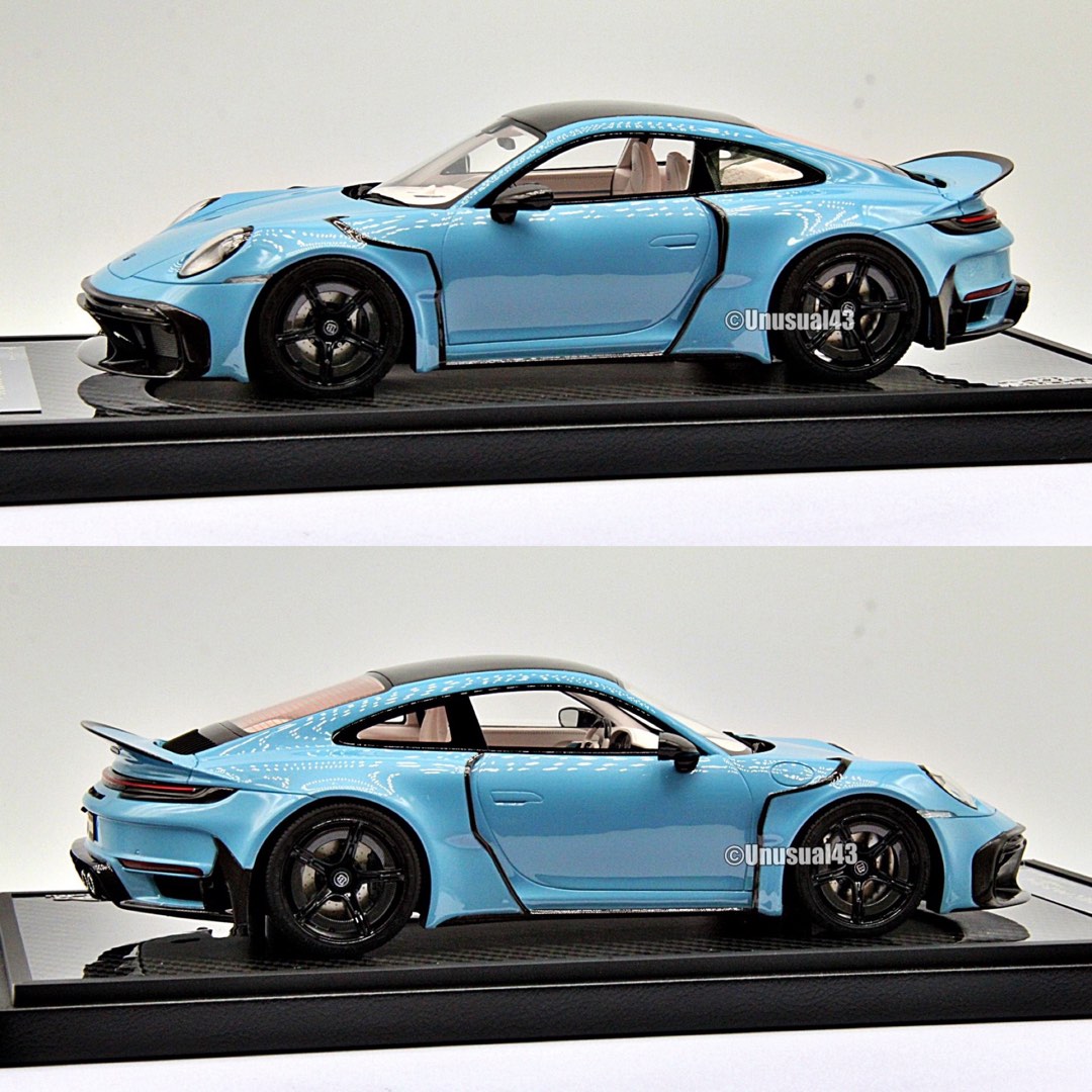 1/18 VIP Models Brabus Rocket 900R Frozen Blue Porsche, Hobbies & Toys ...