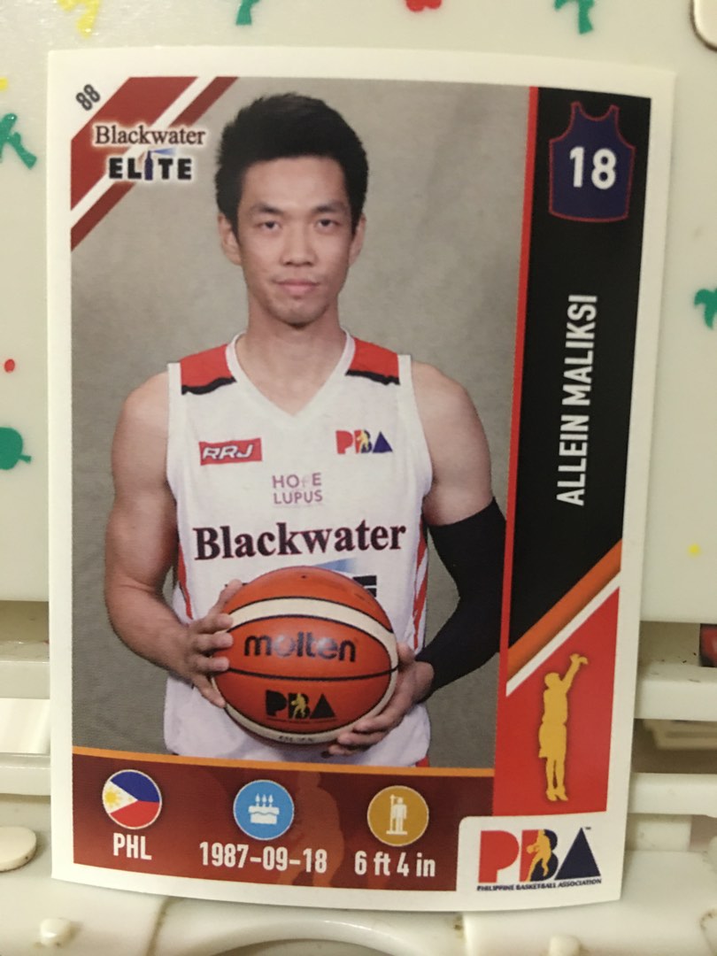 2018 Stickito PBA Stickers - [Base] #88 - Allein Maliksi, Hobbies ...