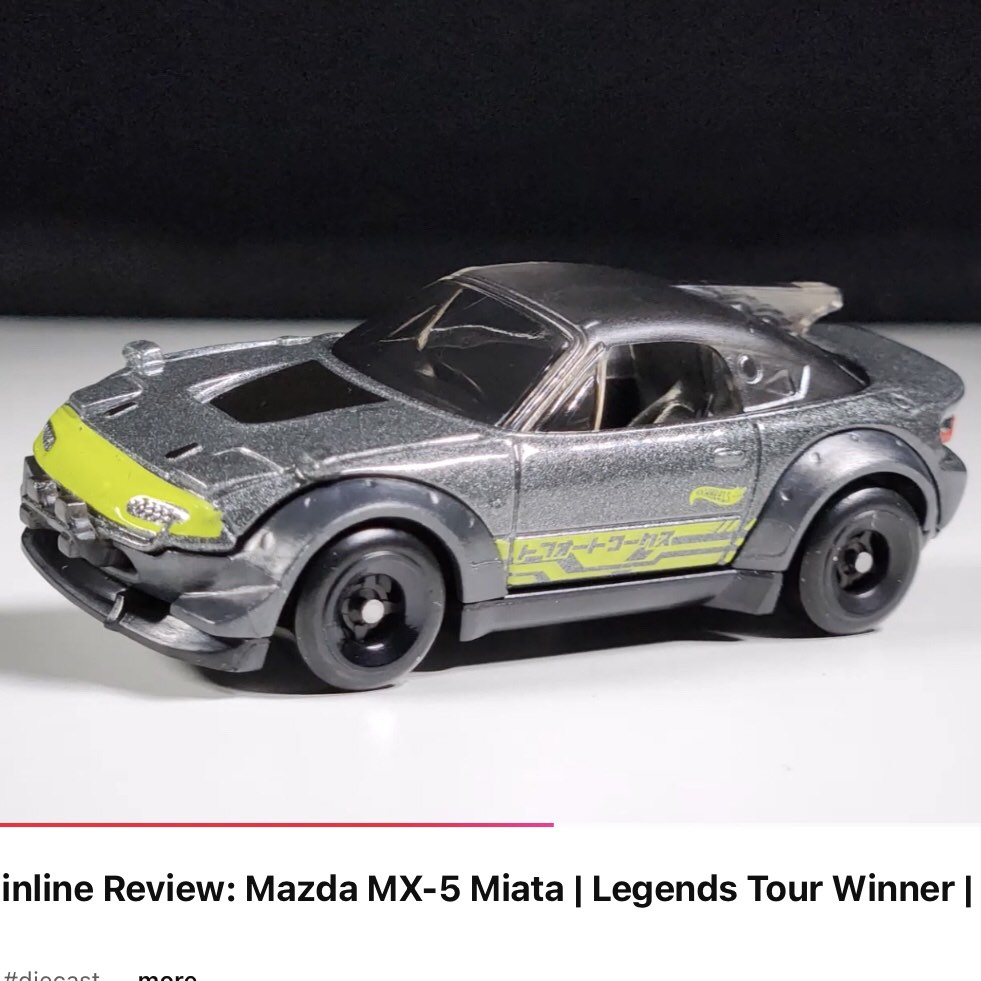 2025 B CASE HOT WHEELS MAZDA MX-5 MIATA CHIMERA LEGENDS TOUR WINNER ...