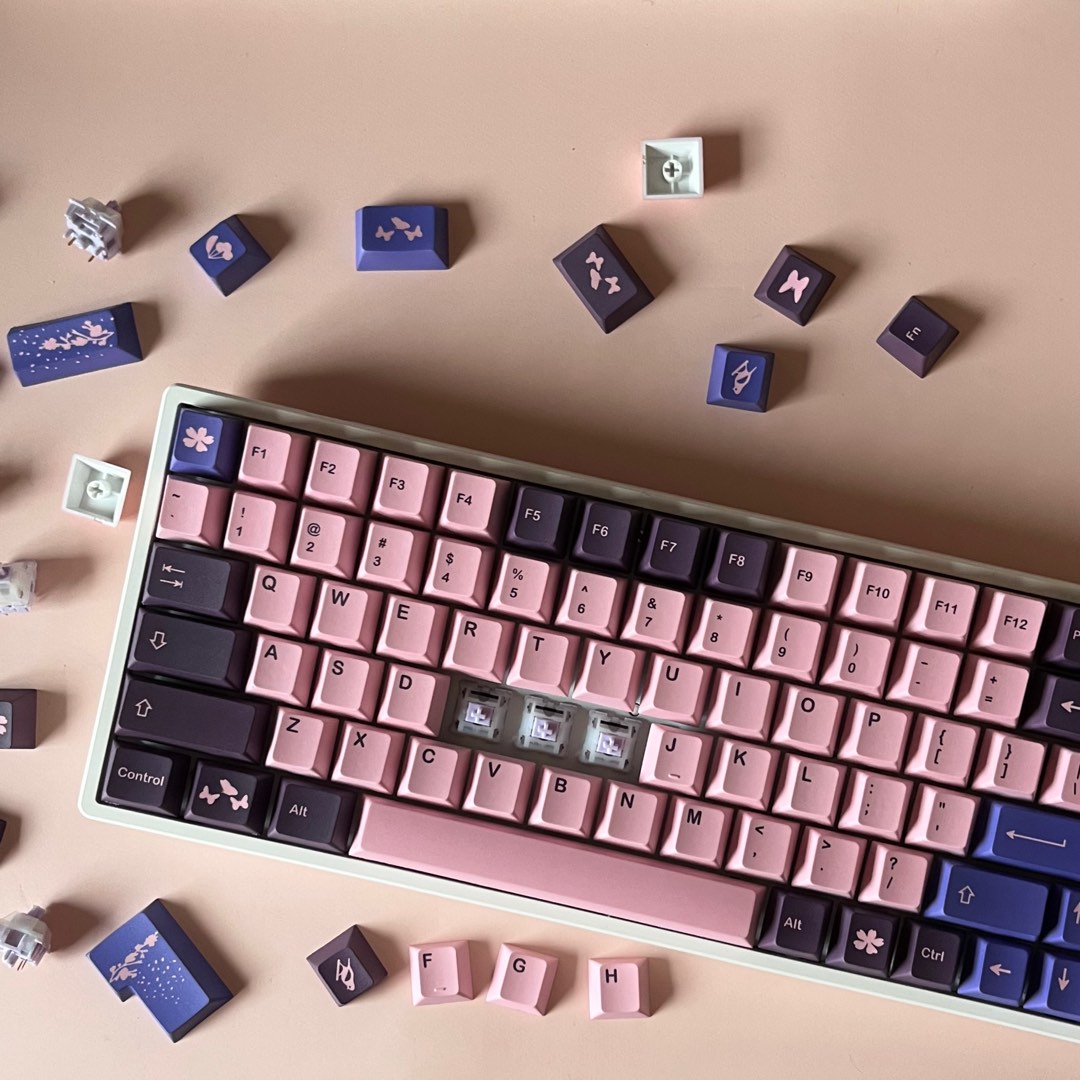 84% fully modded jjk84 t2 mechanical keyboard build, Computers & Tech ...