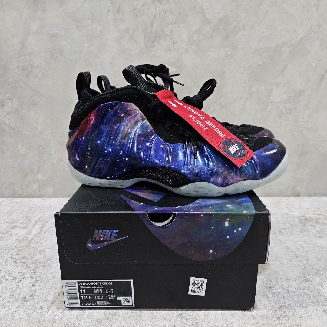 [全新] US11 Nike Foamposite One 星空噴 2025 FQ4303-400, 他的時尚, 鞋類, 運動鞋、球鞋在旋轉拍賣