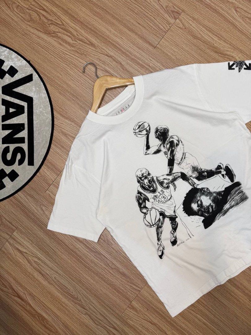 AIR JORDAN X OFF WHITE, Men's Fashion, Tops & Sets, Tshirts & Polo ...