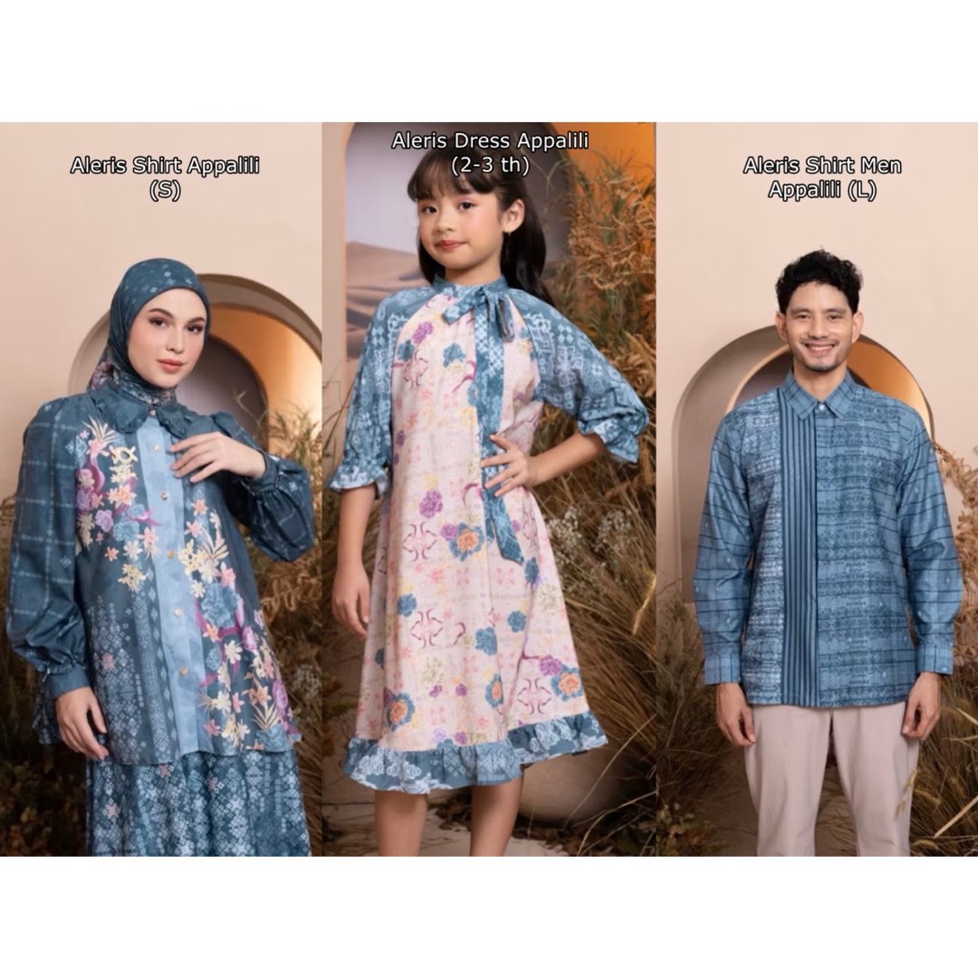 Aleris Appalili Family Set by Wearing Klamby Baju Lebaran Raya 2025 ...