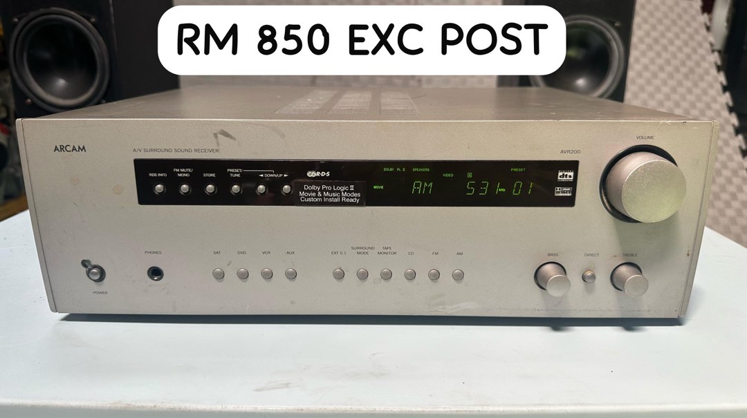 ARCAM AVR200 surround sound receiver, Audio, Soundbars, Speakers ...