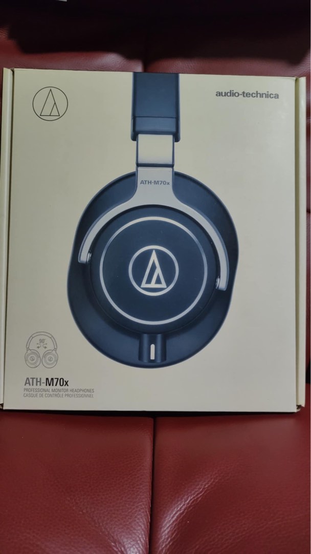 AUDIO-TECHNICA ATH M70-X Professional Monitor Headphones, Audio ...