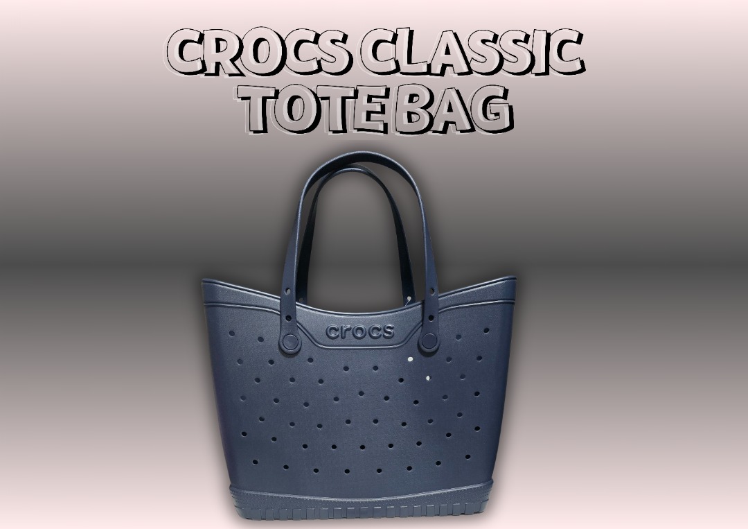 Authentic Crocs Classic Tote Bag, Women's Fashion, Bags & Wallets, Tote ...