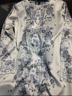 baju kurung Muaz pink belacan XS, Women's Fashion, Muslimah Fashion ...