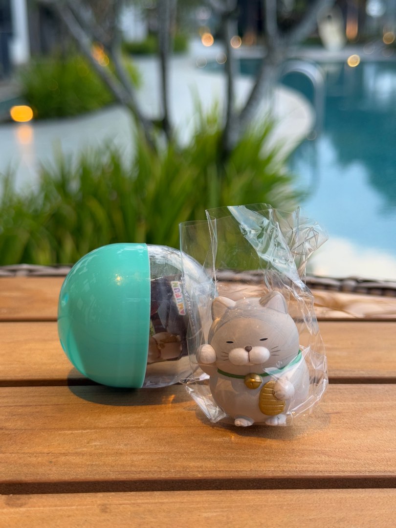 Bandai Gashapon Higemanjyu Maneki Neko Lucky Cat Capsule Toy, Hobbies ...