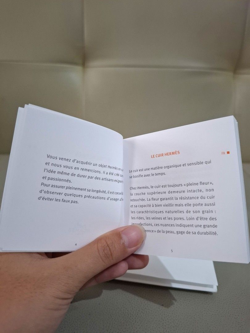 Booklet hermes authentic / card hermes / le cuir hermes original, Serba ...