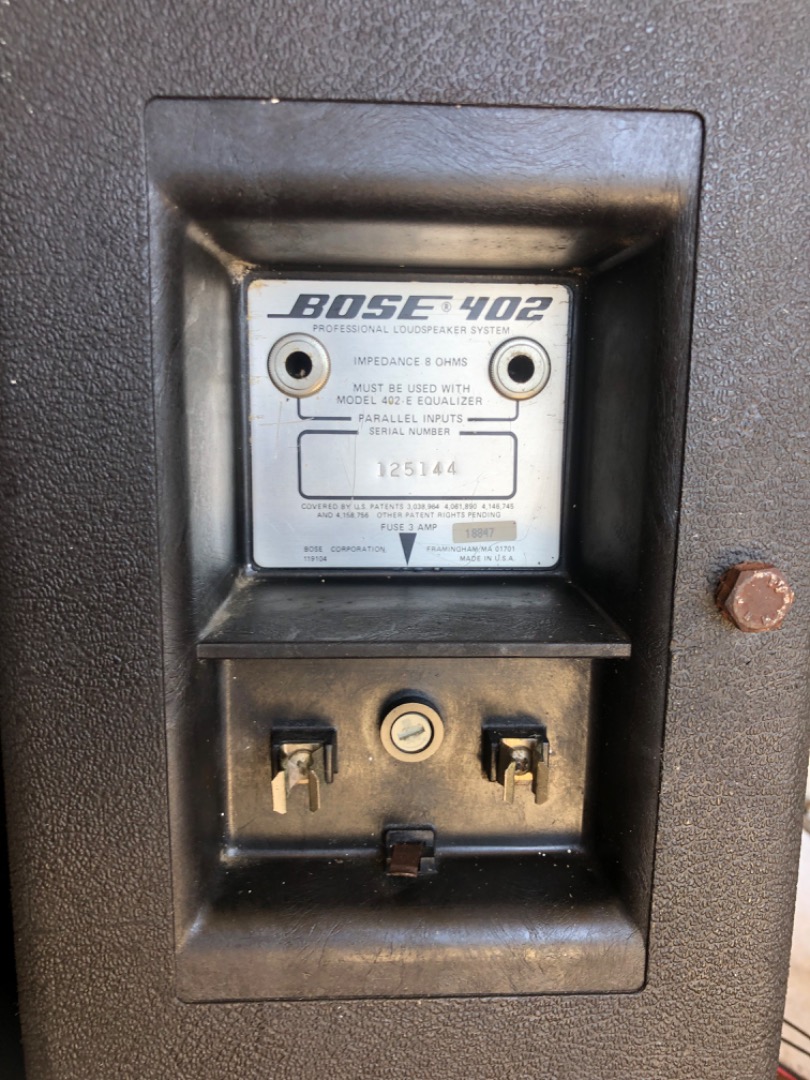 Bose 402 Professional Loudspeaker System, Audio, Other Audio Equipment ...