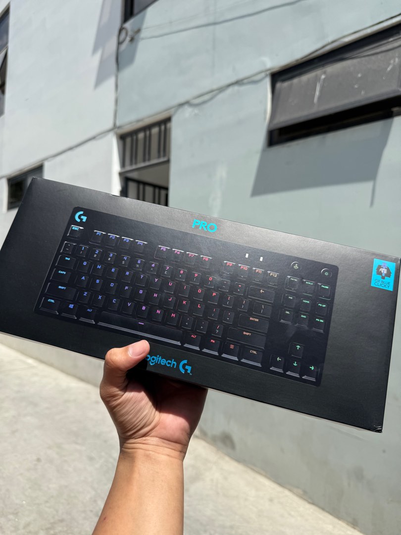 [Original & Brand New SEALED] Logitech Gaming Keyboard Pro GX Blue ...