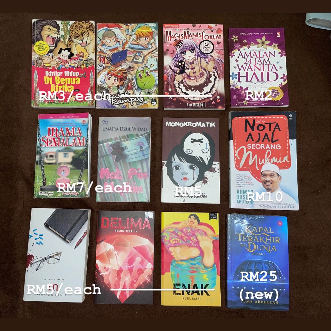 BUKU KOMIK | NOVEL | FIXI BOOK, Hobbies & Toys, Books & Magazines ...