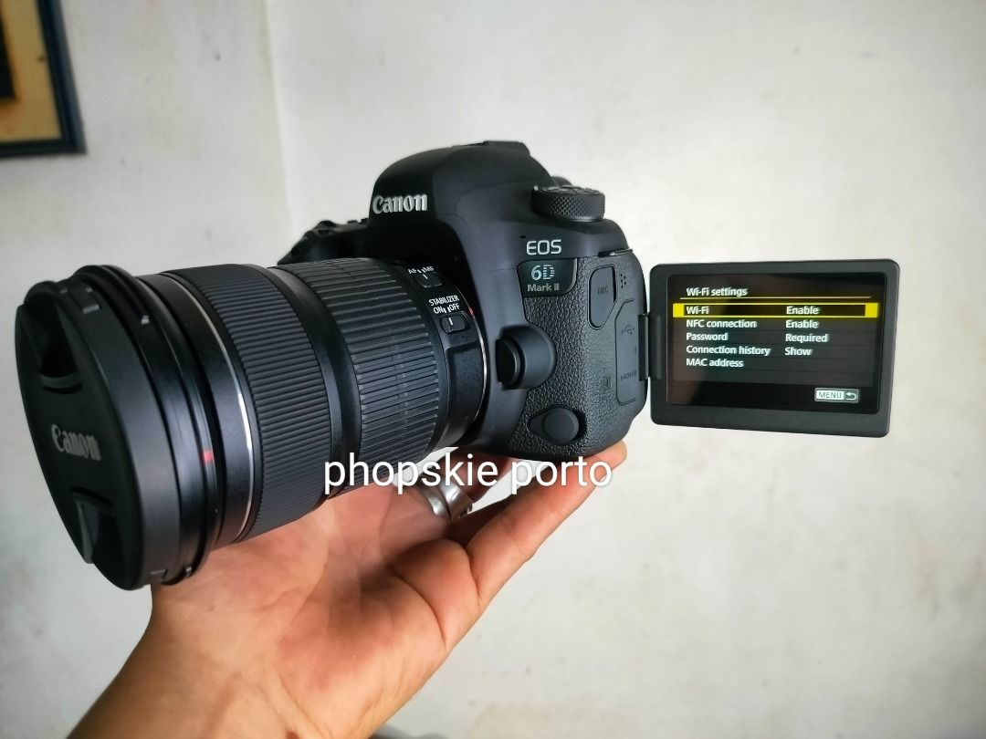 Canon Full Frame EOS DSLR 6D mark 2 body 26.2 magapixel touch screen ...
