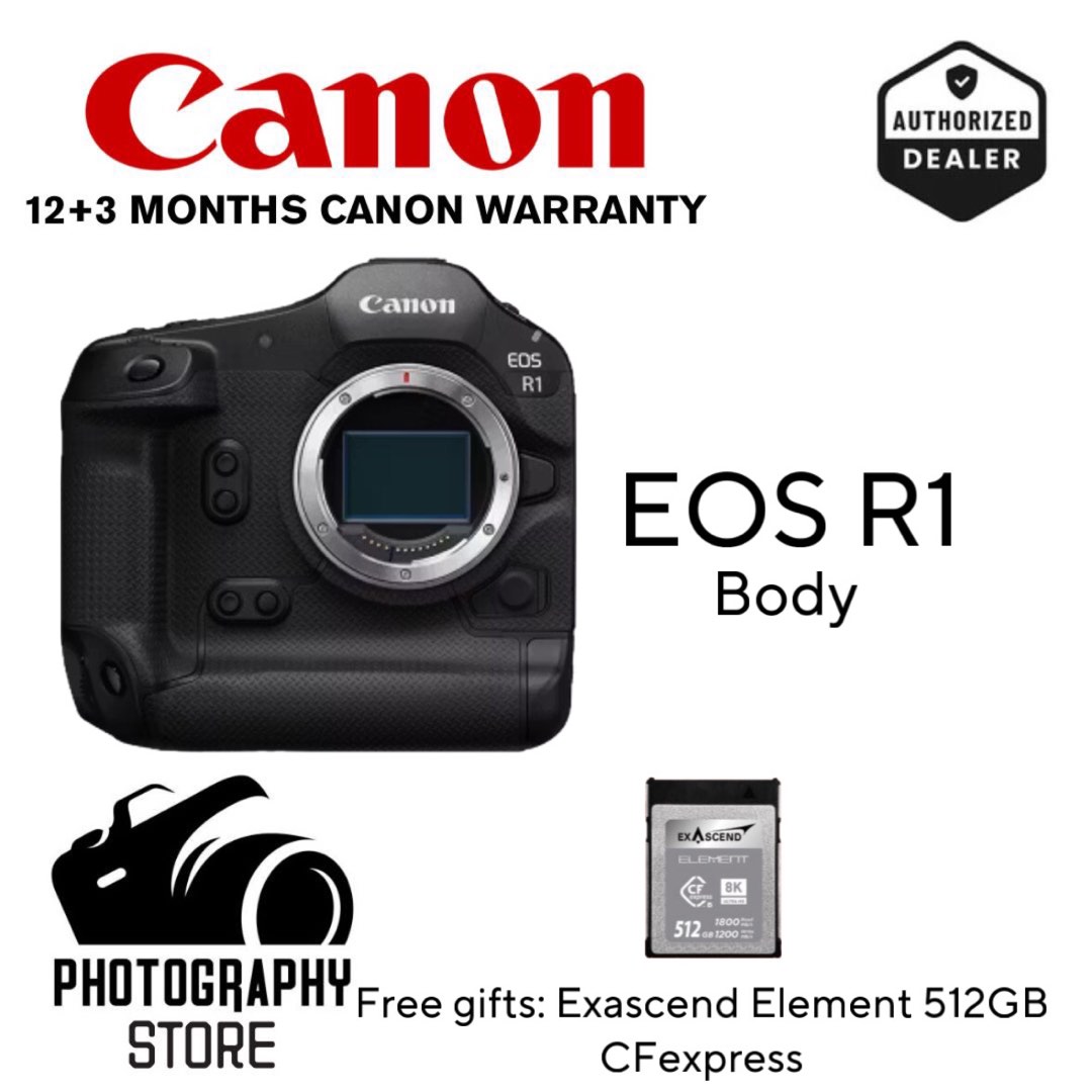 Canon R1 Body , Photography, Cameras on Carousell