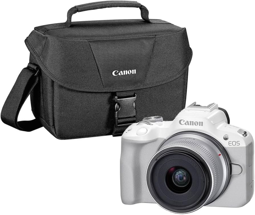 Canon R50 (WHITE), Photography, Cameras on Carousell
