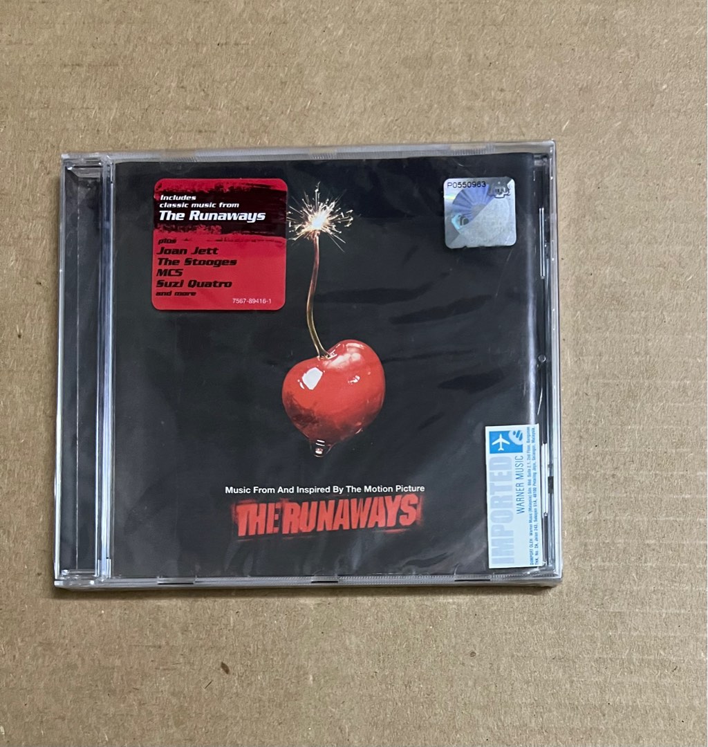 CD the runaways music soundtrack mc5 punk stooges david bowie kristen ...