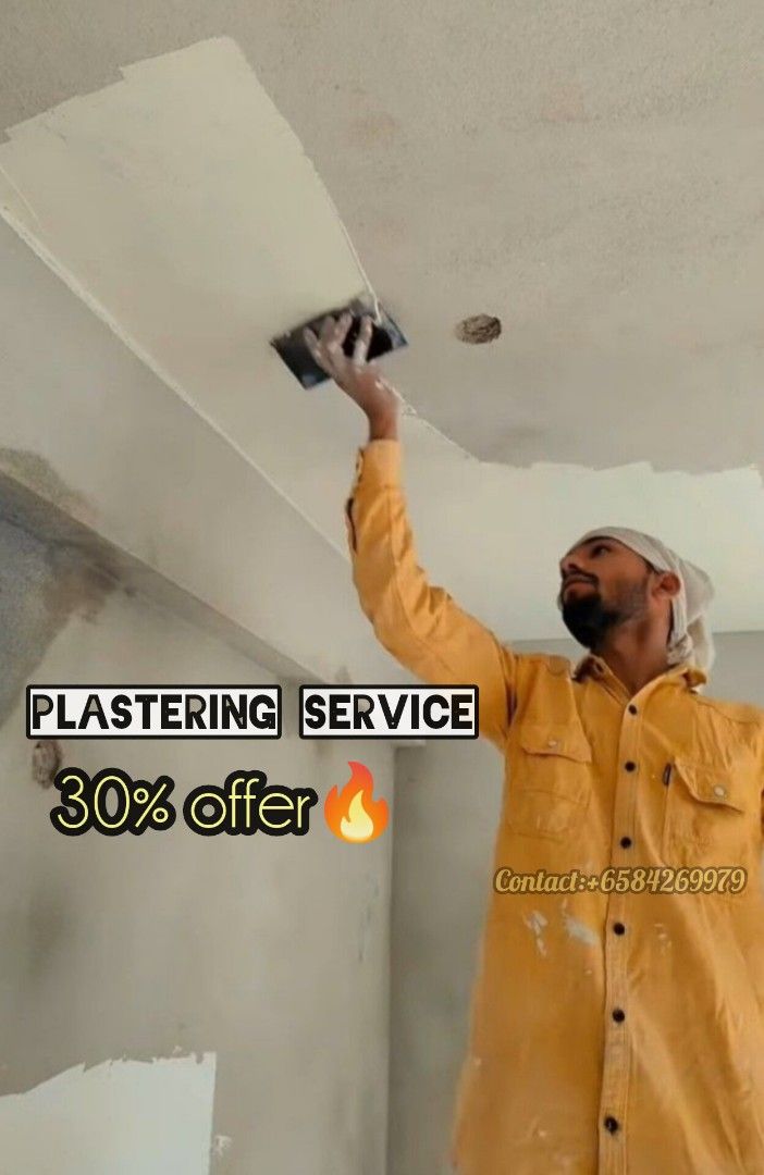Ceiling and wall plastering/plastering service/rockstone wall ...