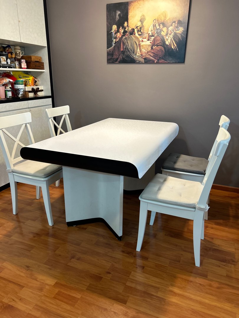 Cellini Flow - solid wood dining table, Furniture & Home Living ...